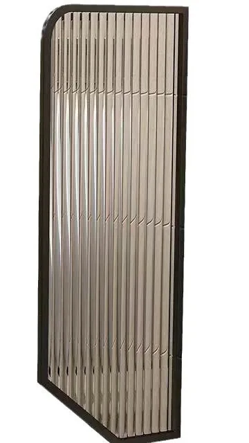 Stainless Steel Long Rainbow Glass Urinal Partition Compact Laminate ...