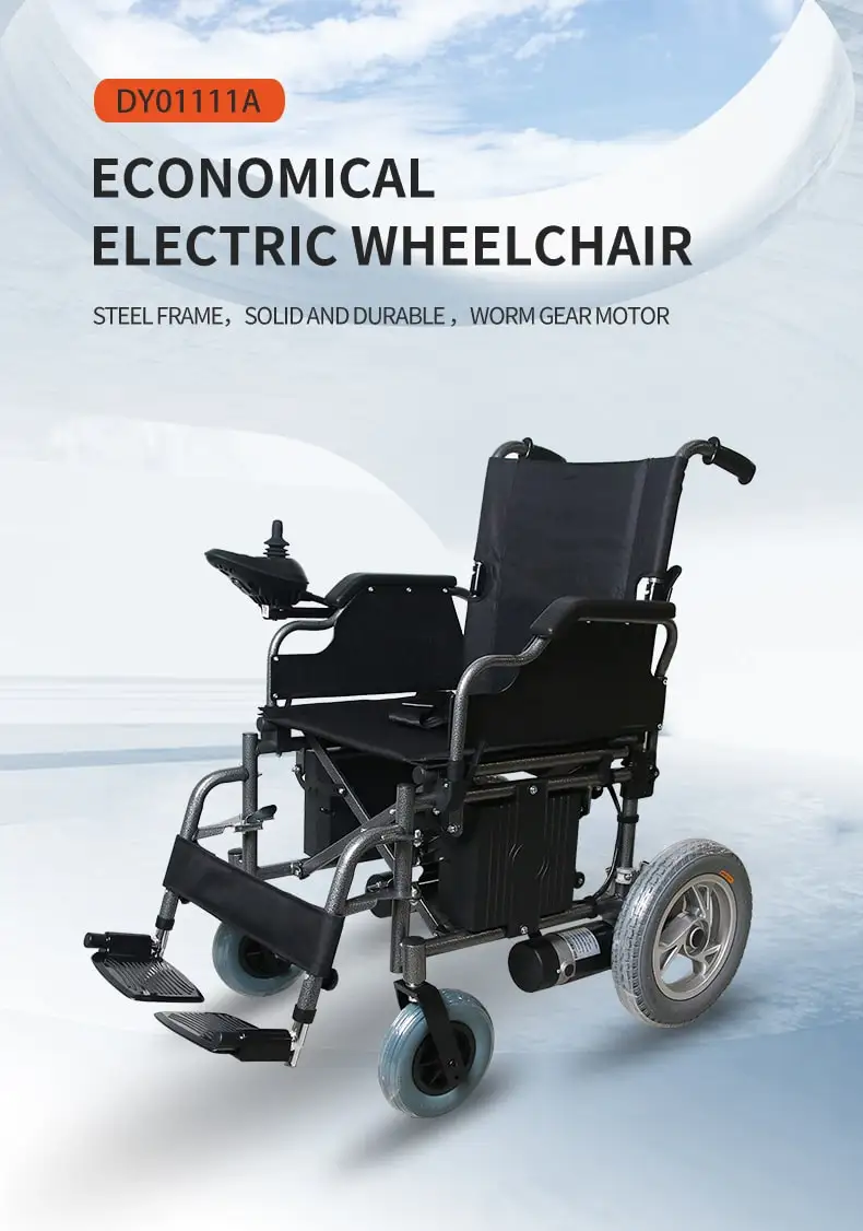 Folding Disabled Transit Battery Operated Electric Wheelchair