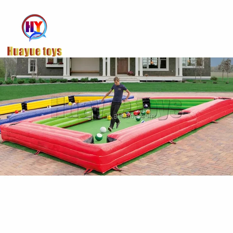 Attractive Inflatable Team Building Games Playground Soccer Pool Table ...
