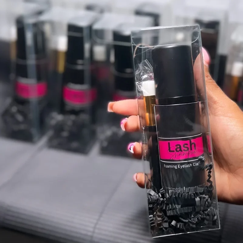 Private Label Lash Shampoo Concentrate Sachet Foam Lash Shampoo Bottle ...