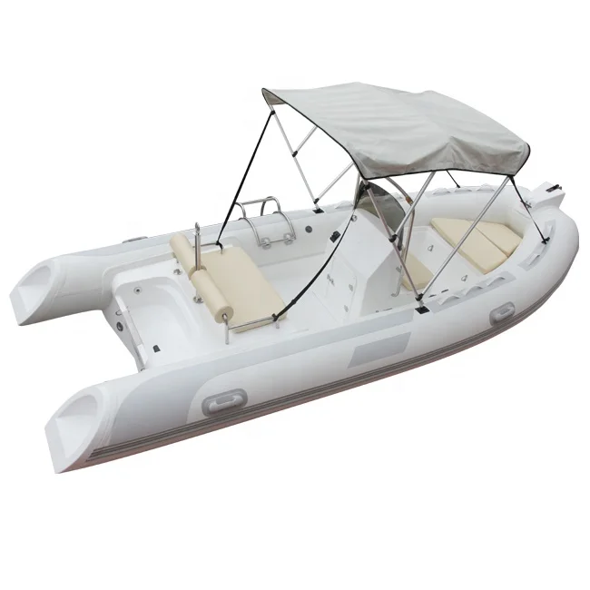 Center Console Inflatable Rib Boat With Steering Hypalon Or Pvc Boats ...