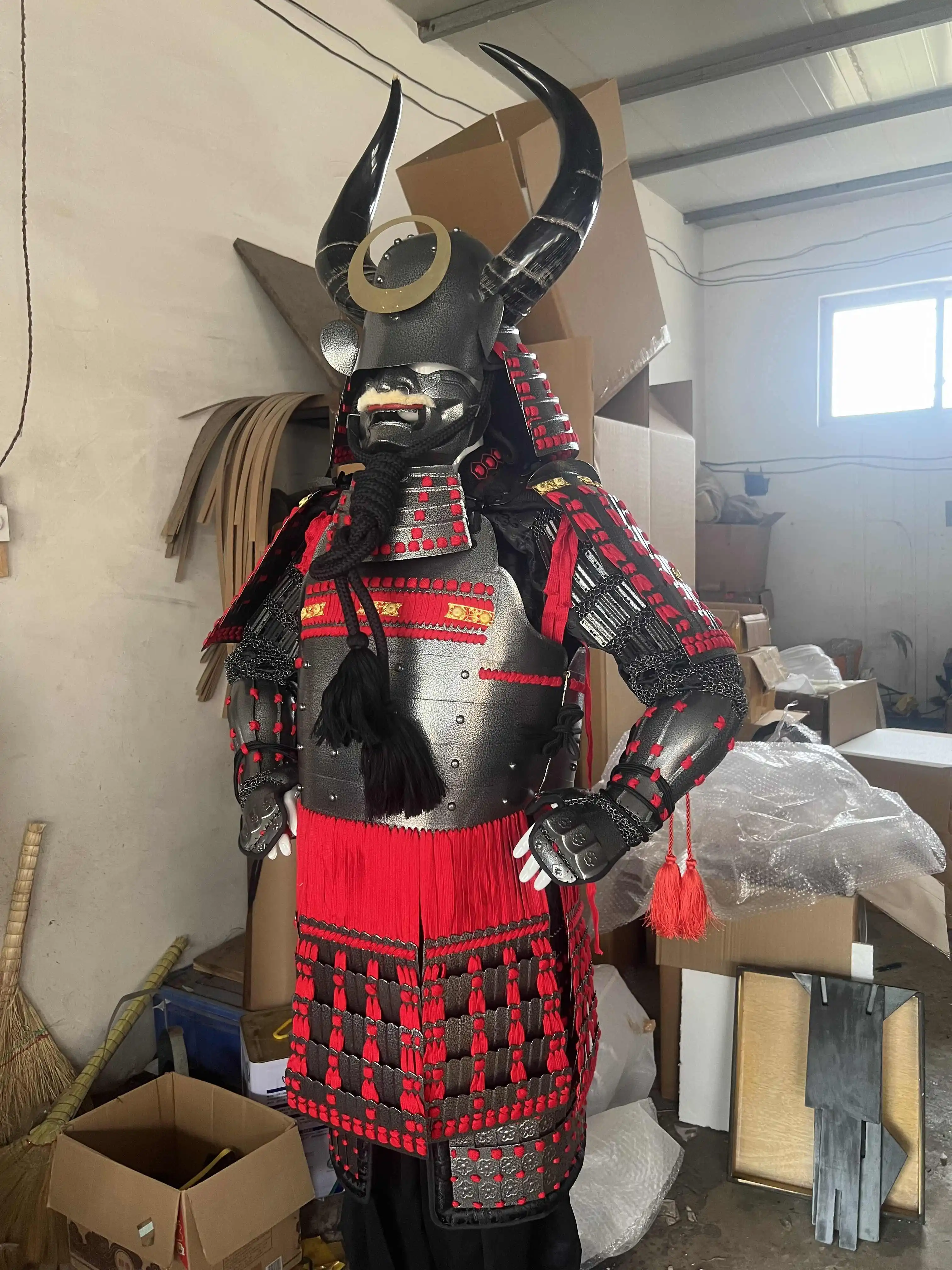 Japanese Traditional Samurai Armor for Children - Akaitoodoshi Osei ...