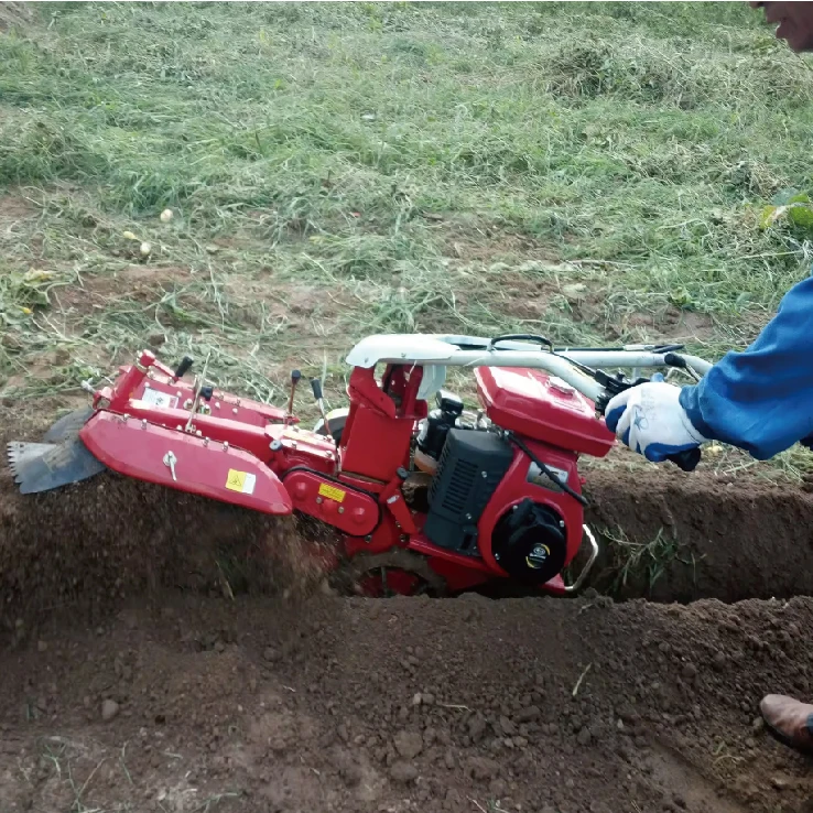 Small Plow Micro Tiller Diesel Propelled Agricultural Ditcher ...