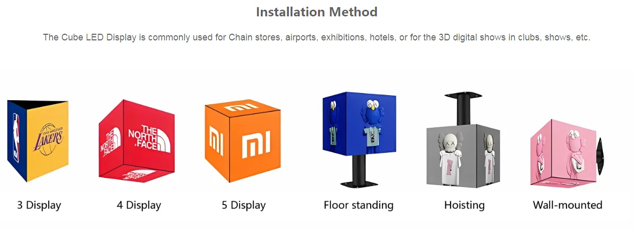 Creative And Cost Effective Magic P2.5 Led Screen Panel Cube Outdoor ...