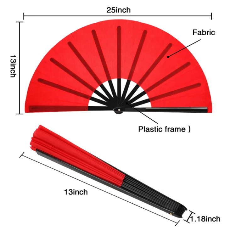 Customized Bamboo Fabric Hand Fans - Perfect Promotional Gifts