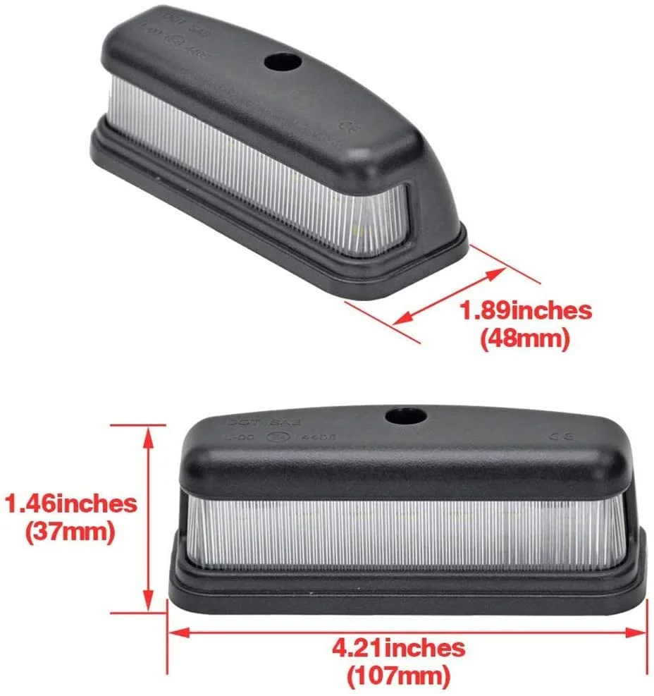 Led License Plate Light For Defender 3w Led Number Plate Light Oem ...