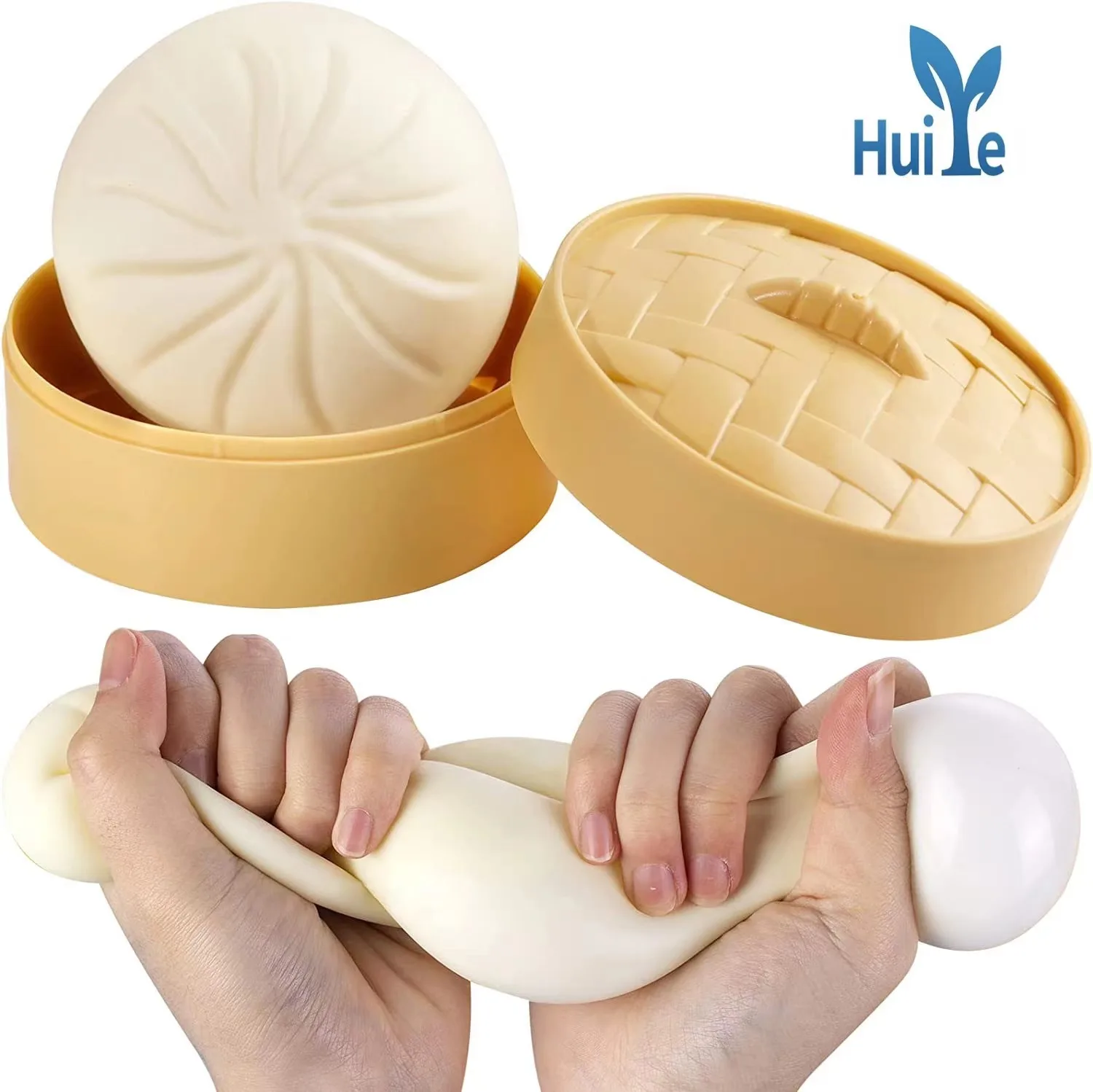 Huiye Adult Fidget Toys Rainbow Squishy Sensory Toy Squeeze Flour Ball ...