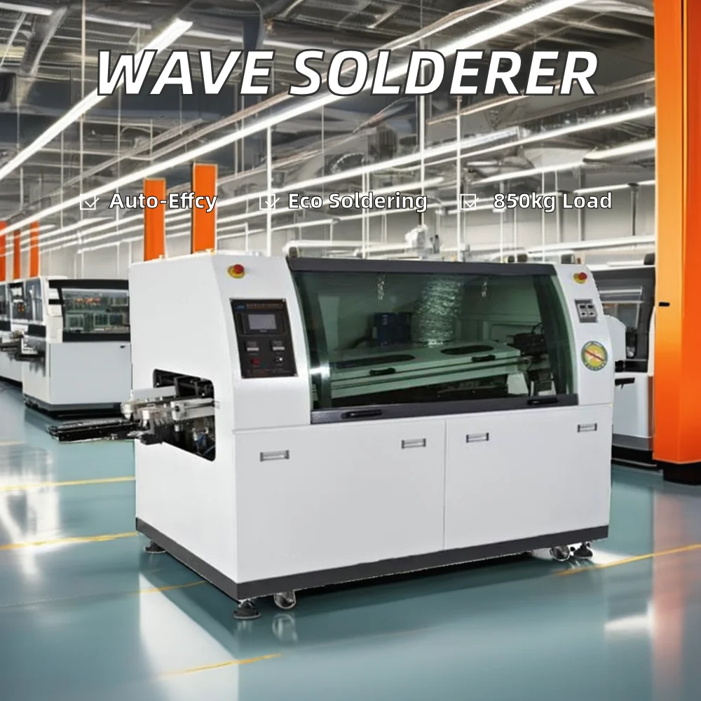 Automatic Wave Soldering Machine for Industries New Lead-Free Digital ...