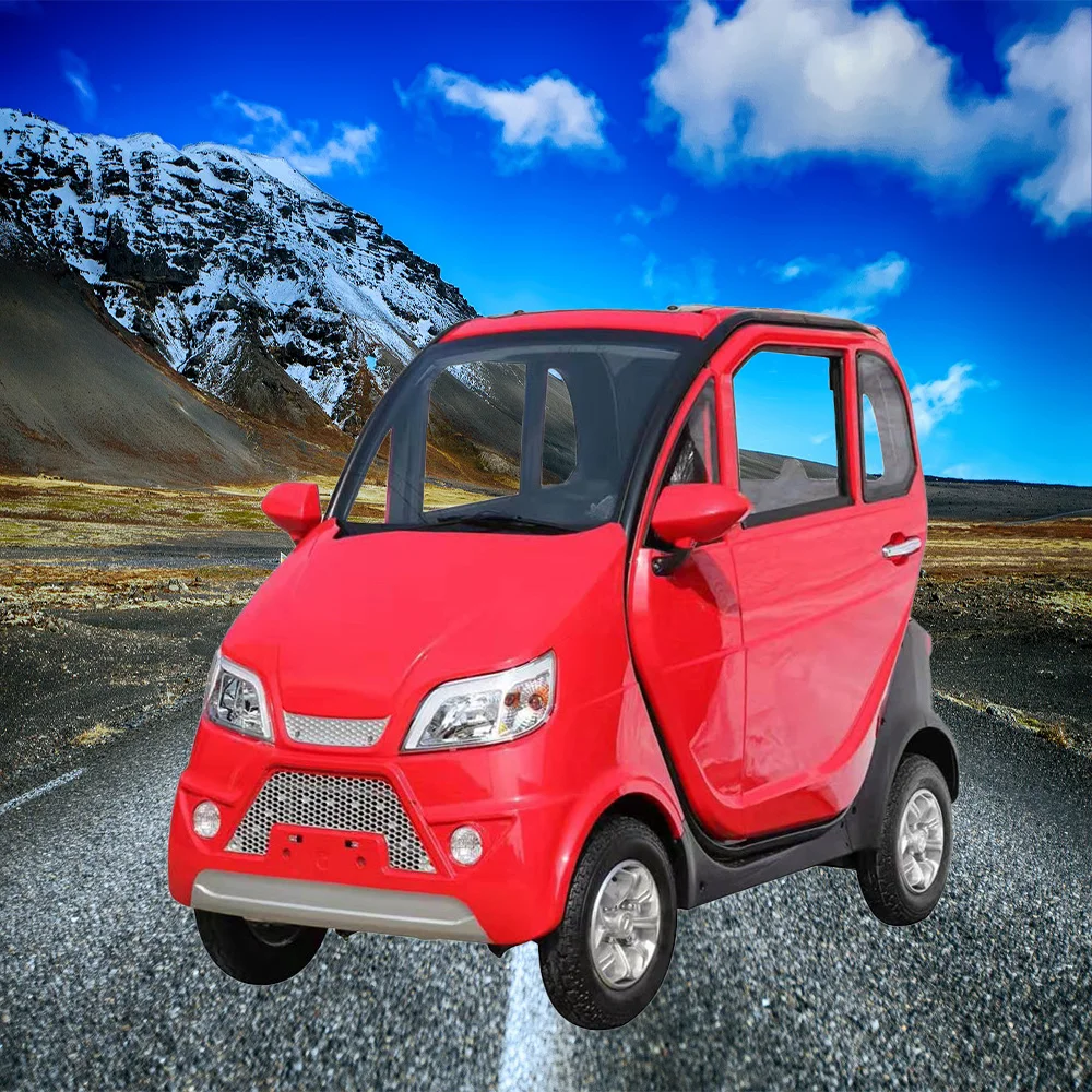 4 Wheel Enclosed Electric Scooter Car Without Driving Licence / Right ...