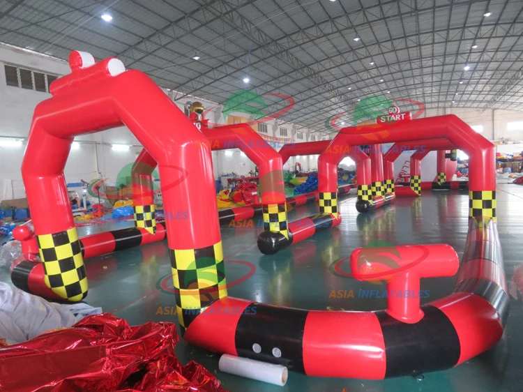 Inflatable Race Track - Ultimate Commercial Karting Fun