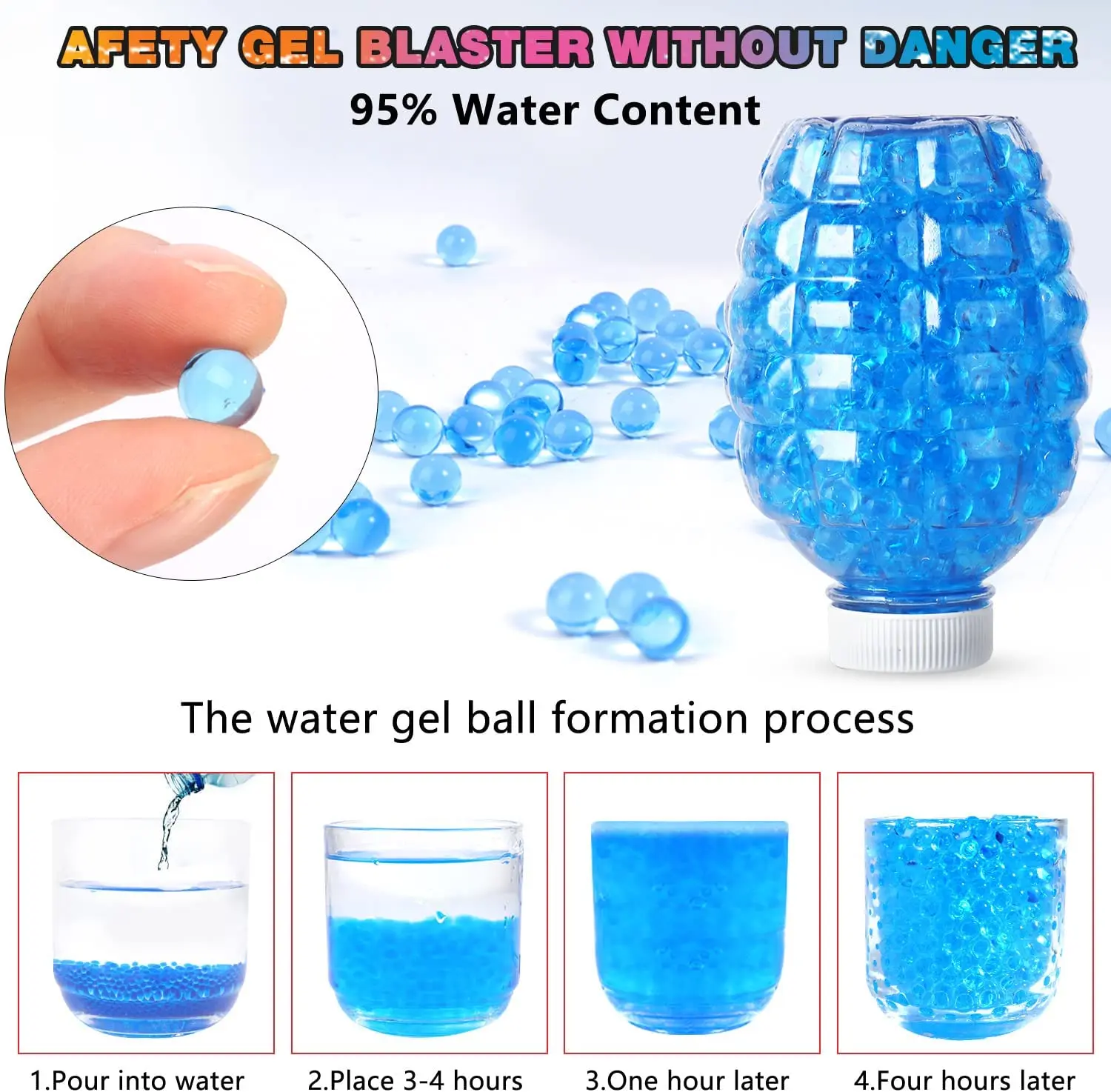Customize Your Own Logo Ak47 Mp5 Uzi Gel Blaster Splatter Ball Gun Fun ...