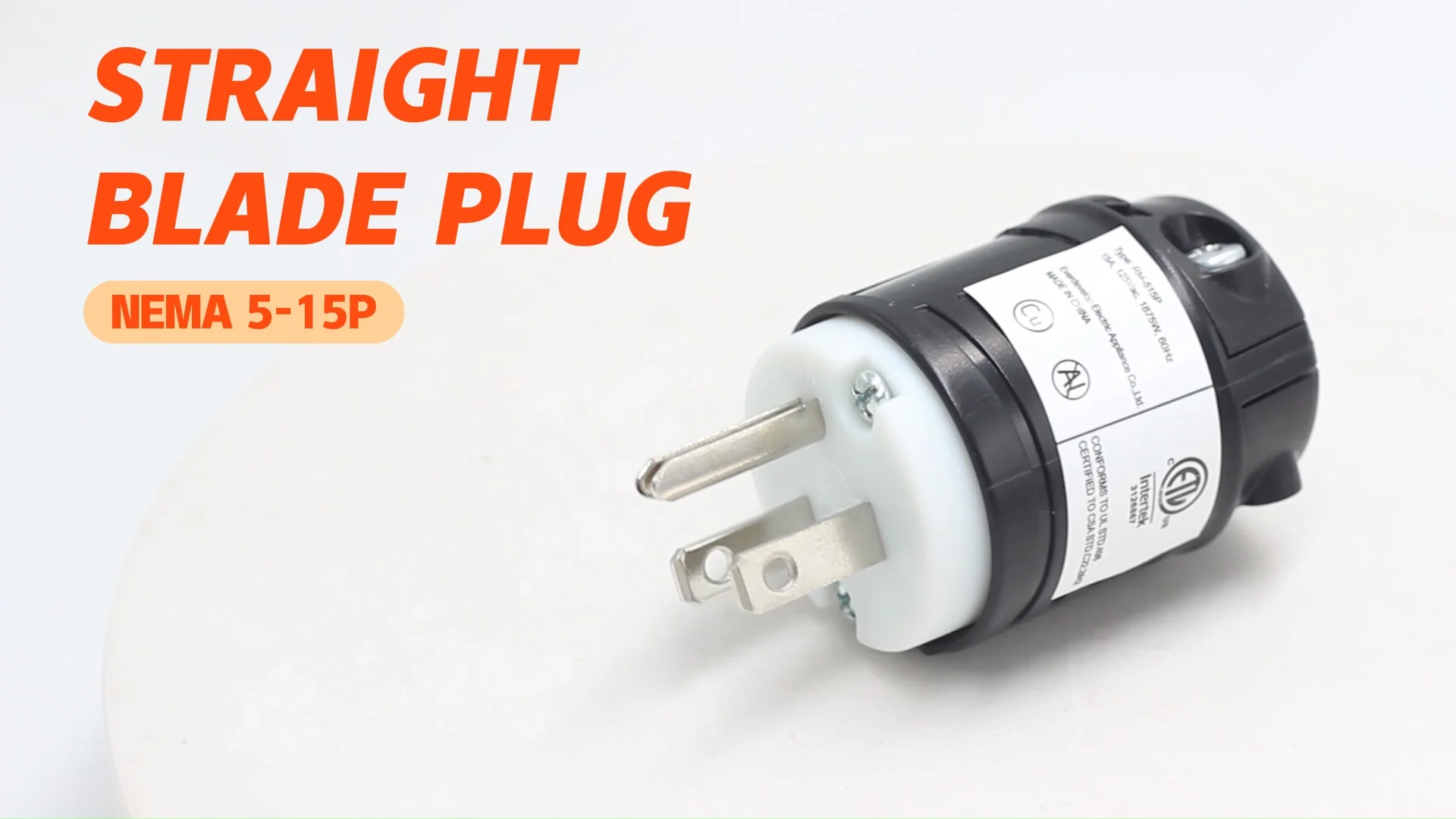 15a Generator Plug Twist Lock 125/250v Nema 5-15p 3 Pin Male Plug ...