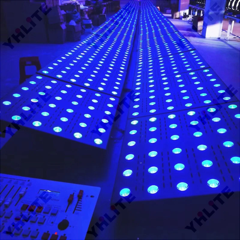 36pcs Led matrix Light 36led 6x6 Golden Led matrix Lamp for Disco Dj ...