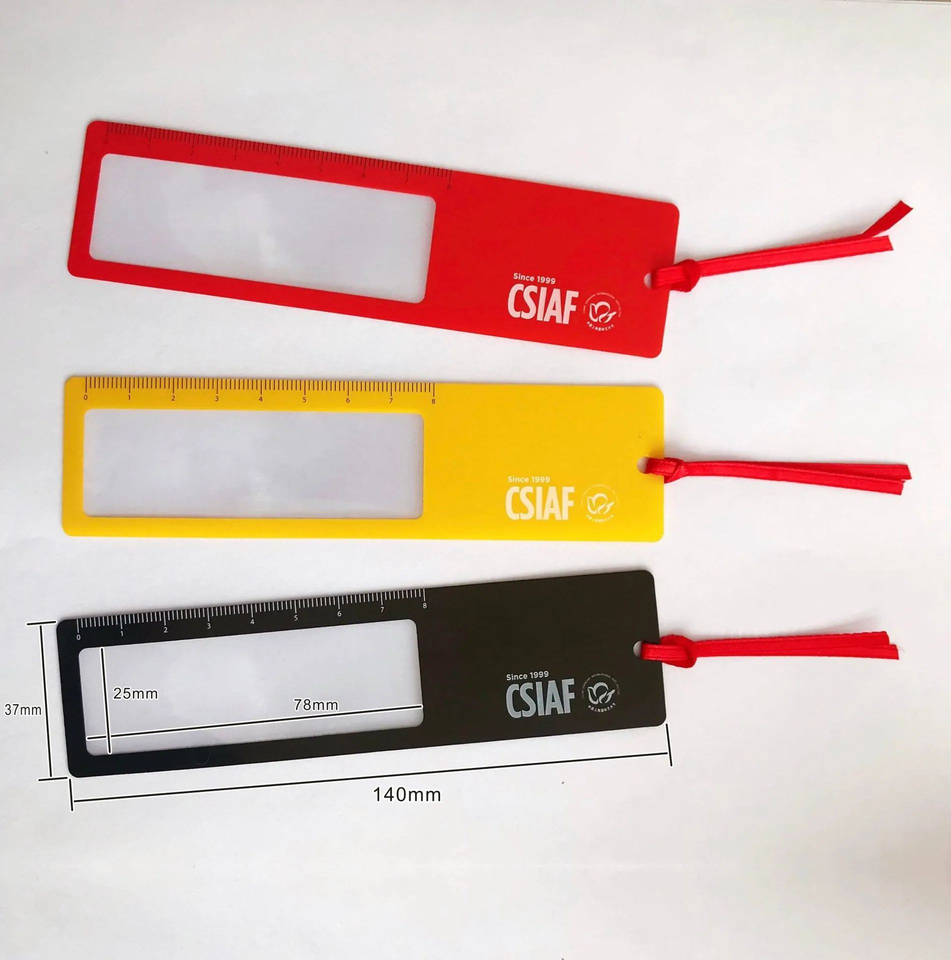 140*38mm Pvc Name With Ruler Hw801 3x Magnifier Card Hot Selling ...