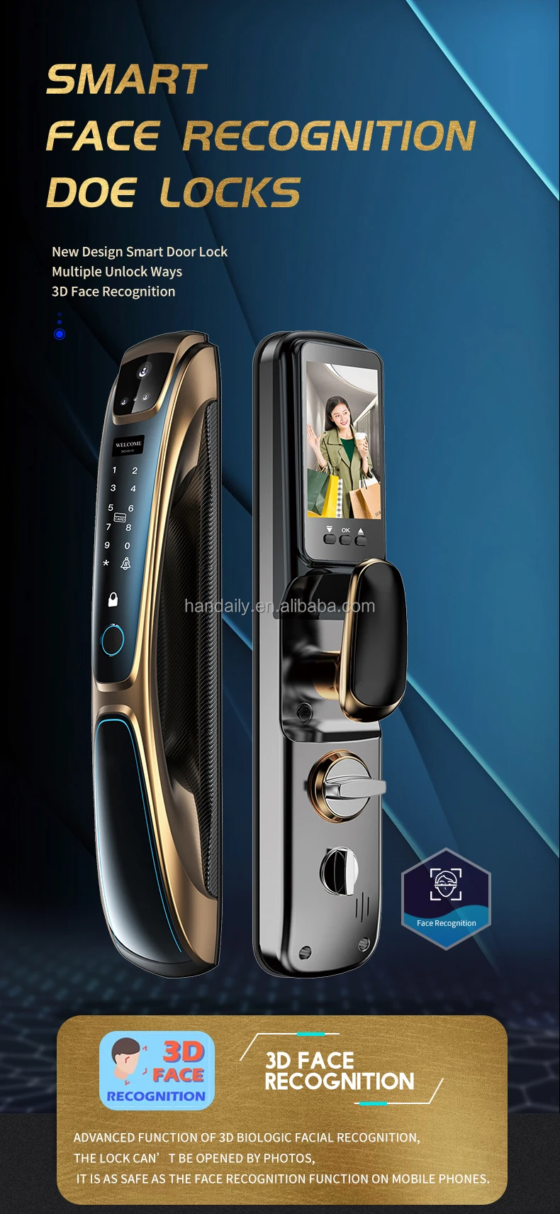 Smart Door Lock with Face Recognition - Secure & Convenient