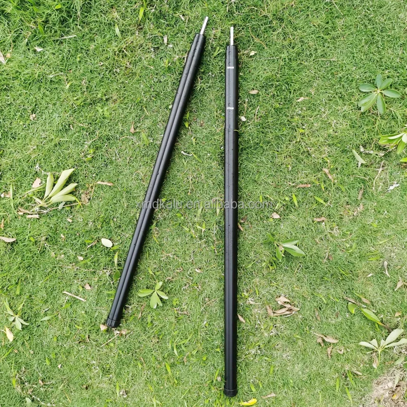 Outdoor Portable Aluminum Telescopic Adjustable Tarp Pole with Spring ...