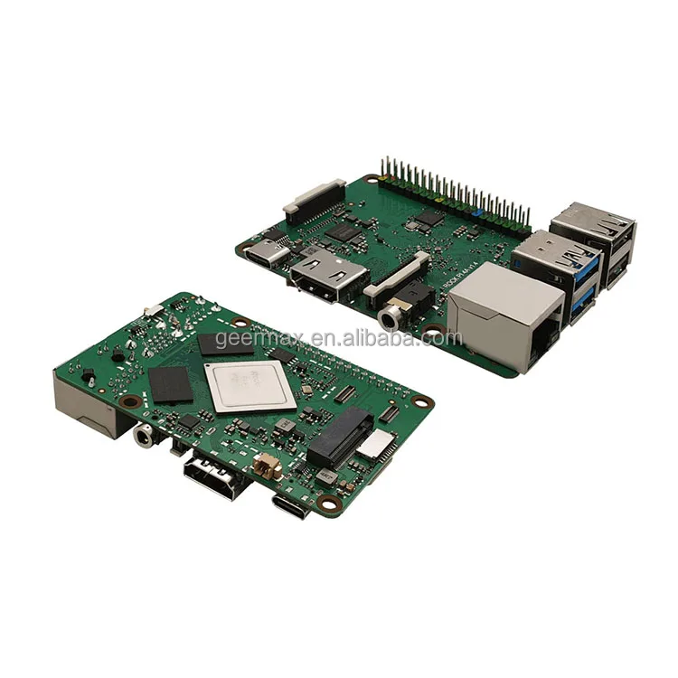 Rock Pi 4 Model A 2gb Ram Six Core Sbc Single Board Mini Pc Computer None Wireless Rockchip ...