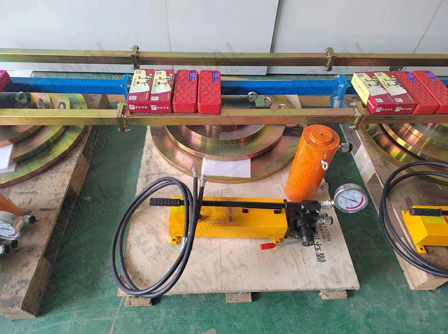 500kn Plate Load Bearing Equipment Static Plate Load Test - Buy Plate ...