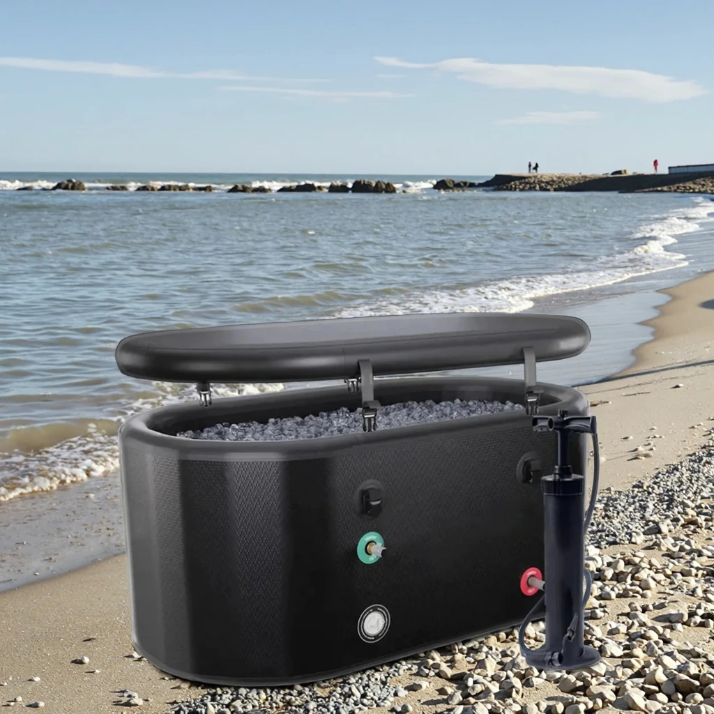 Inflatable Double Wall Fabric (dwf) Ice Bath Tub Cold Water Plunge For ...