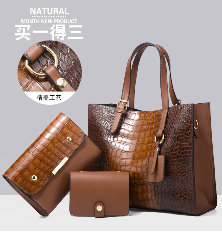 Wholesale Purses And Handbags 3 Pcs Bag Set Women Handbags Luxury ...