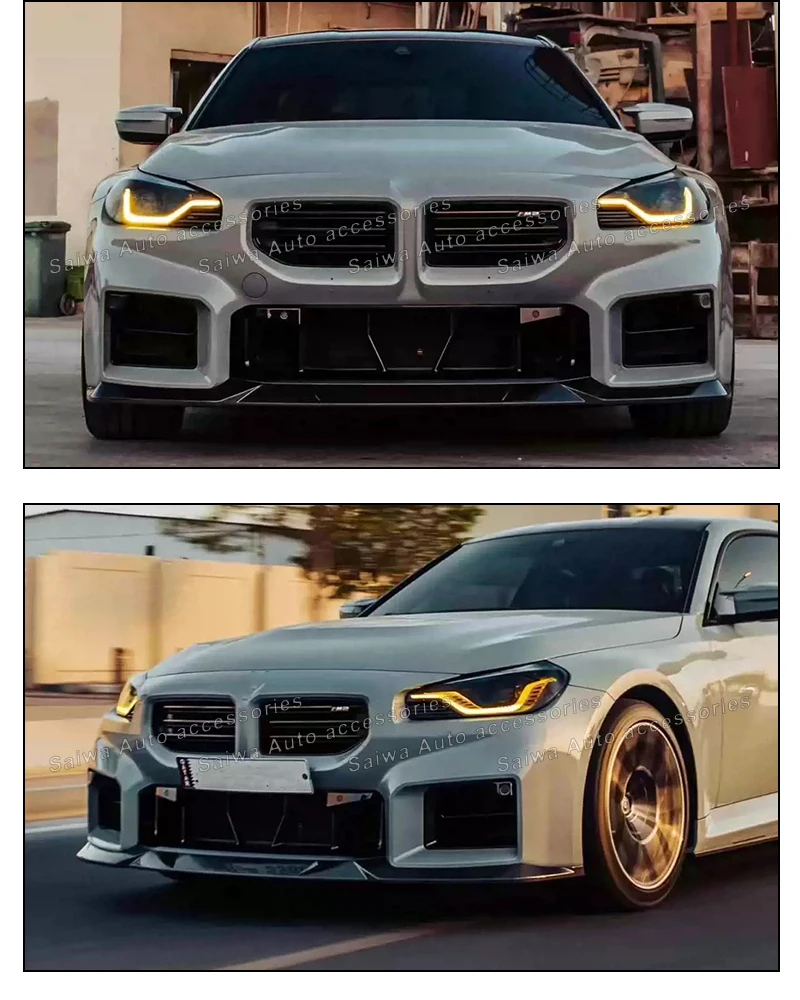 Dry Carbon Fiber R44 Style Front Splitter for BMW G87 M2 2023 R44 Front ...