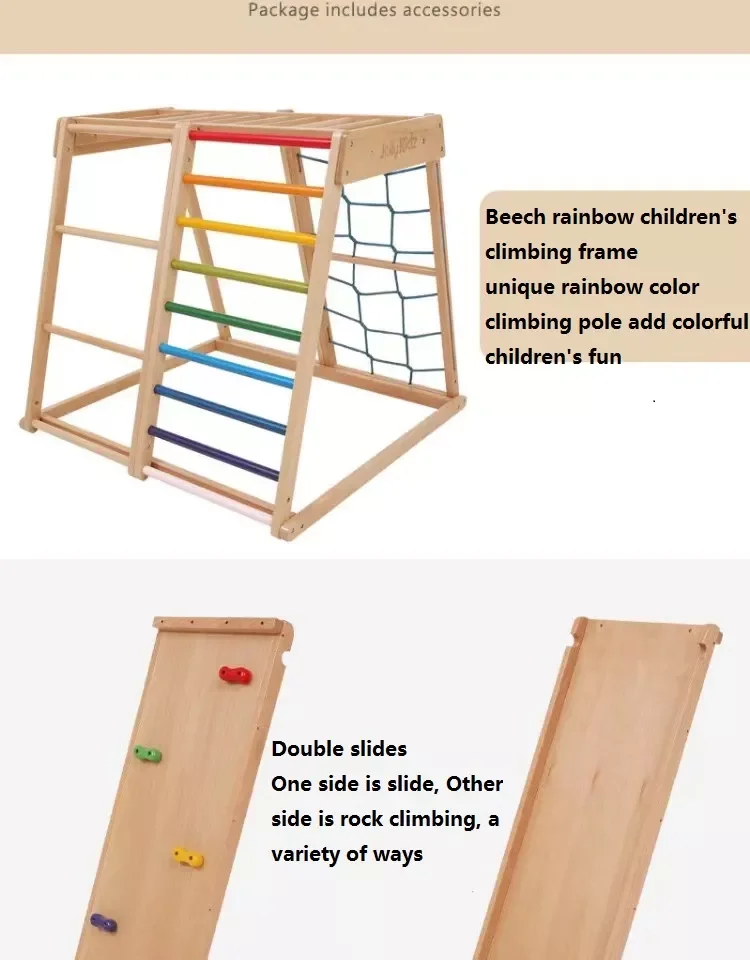 Wooden Baby Climbing Frame Baby Play Toys Toddlers' Playground| Alibaba.com
