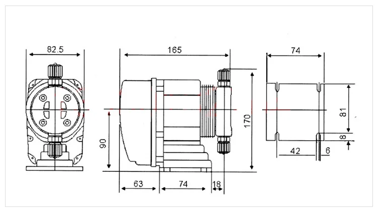 Dp20 25w 7 Bar High Pressure Injection Digital Chemical Dosing Pump ...