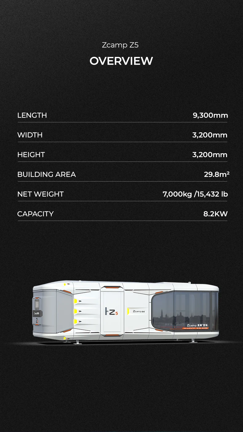 Zcamp Z5 Luxury Prefabricated Houses - Modern & Expandable