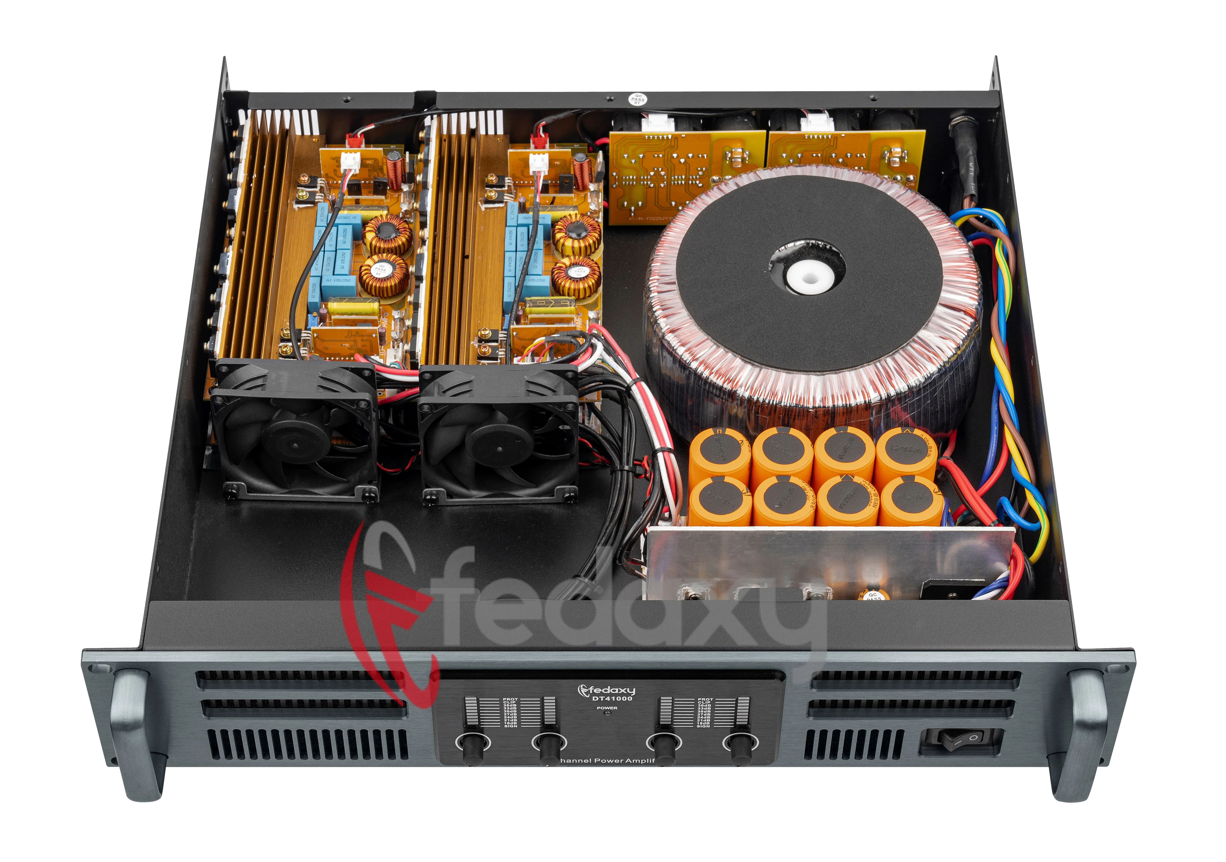 High Impedance Power Amplifier 4 Channel 1000watts 2u Class Td ...