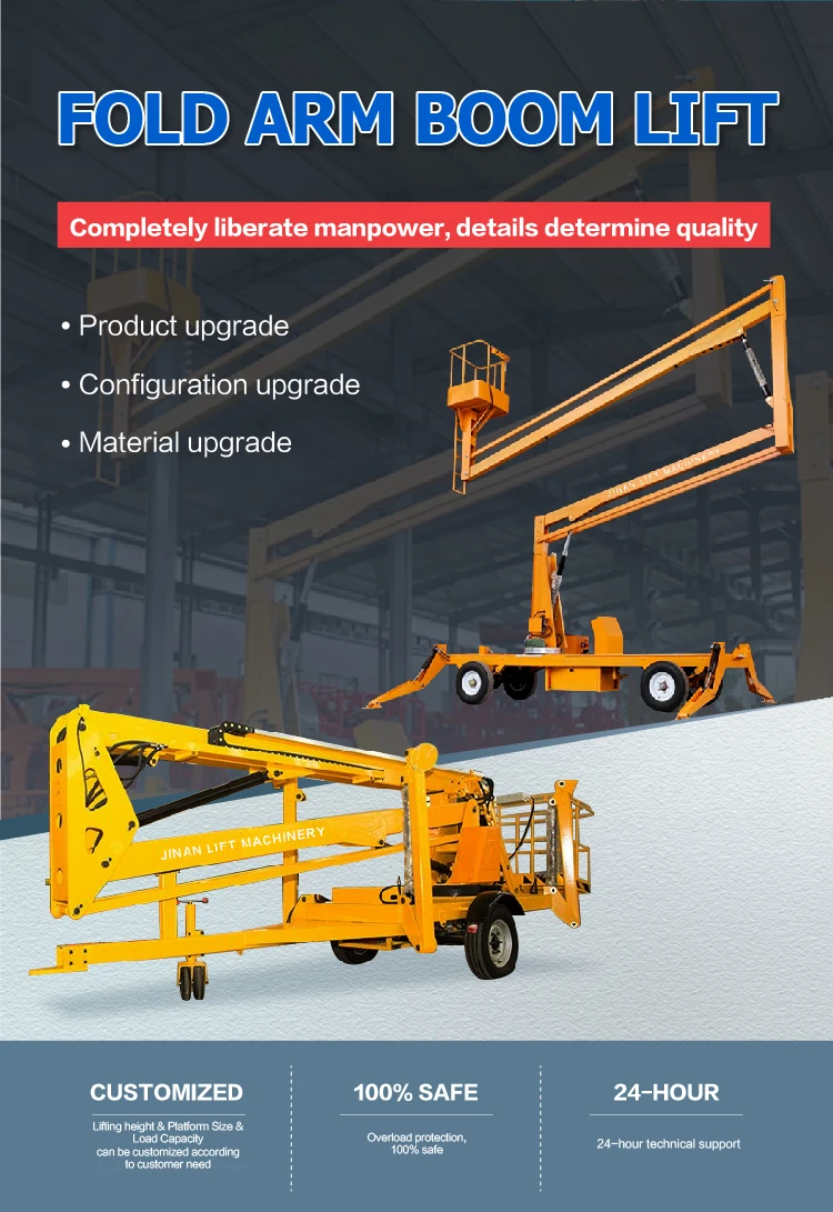 360 Degree Rotation Platform Boom Lift Articulated - Buy 19.8m Aerial ...