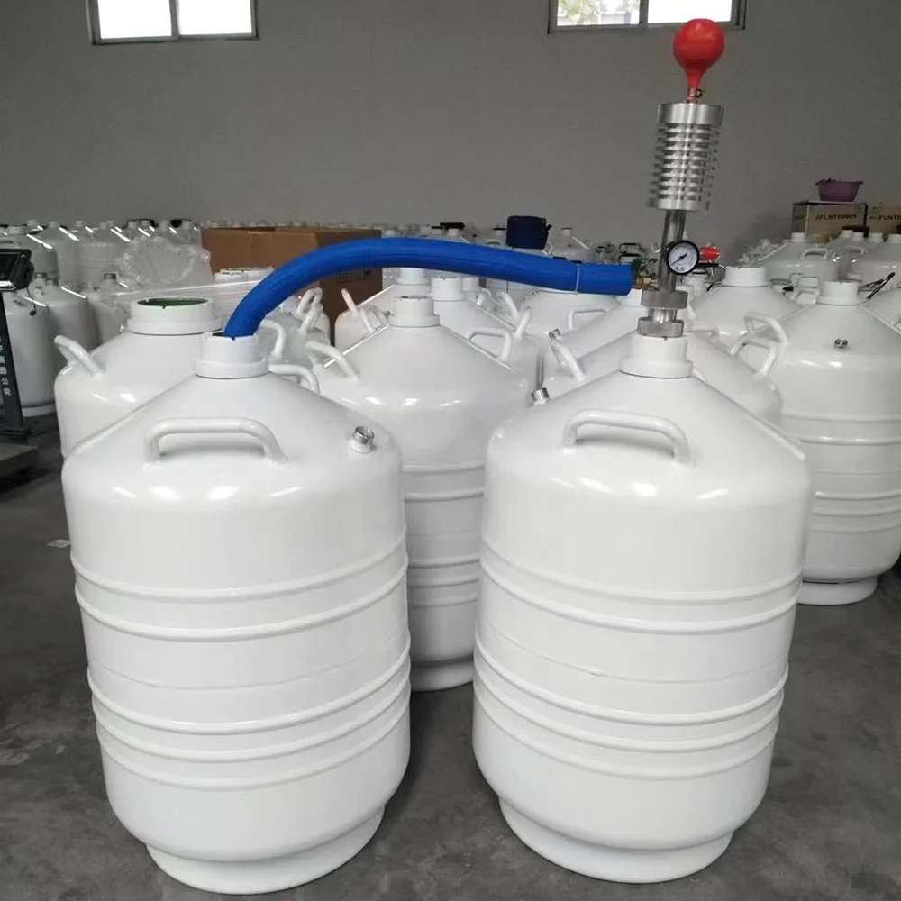 Liquid Nitrogen Dewar Container YDS 1L/2L/3L/6L/10L/15L/20L/30L/35L - Easy to Operate Chemical ...