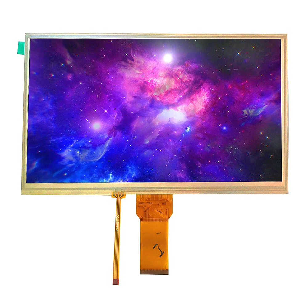 10.1-inch 1024*600 Resolution Ips Full View Lvds Interface With Resistance Touch Lcd Display ...