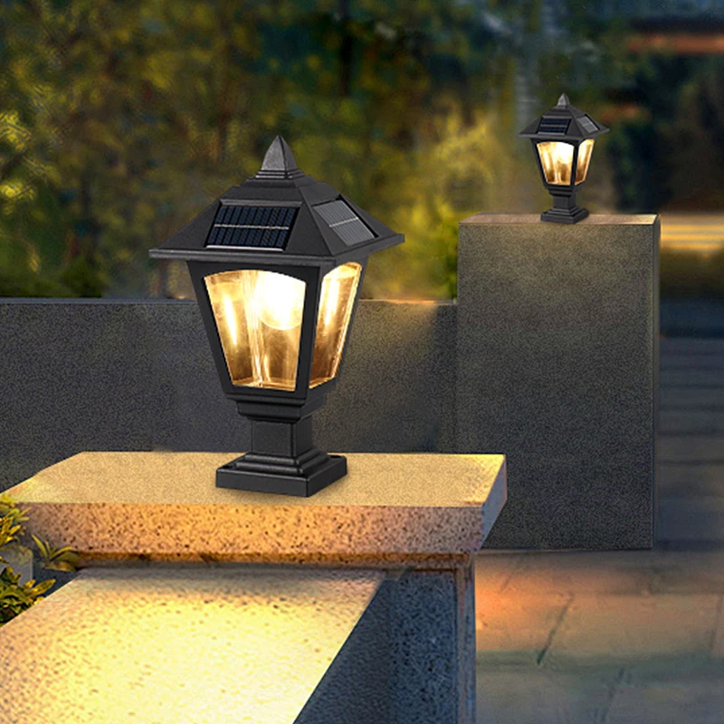 Modern Environmental Friendly Quadrangular Solar Garden Light Luxury ...