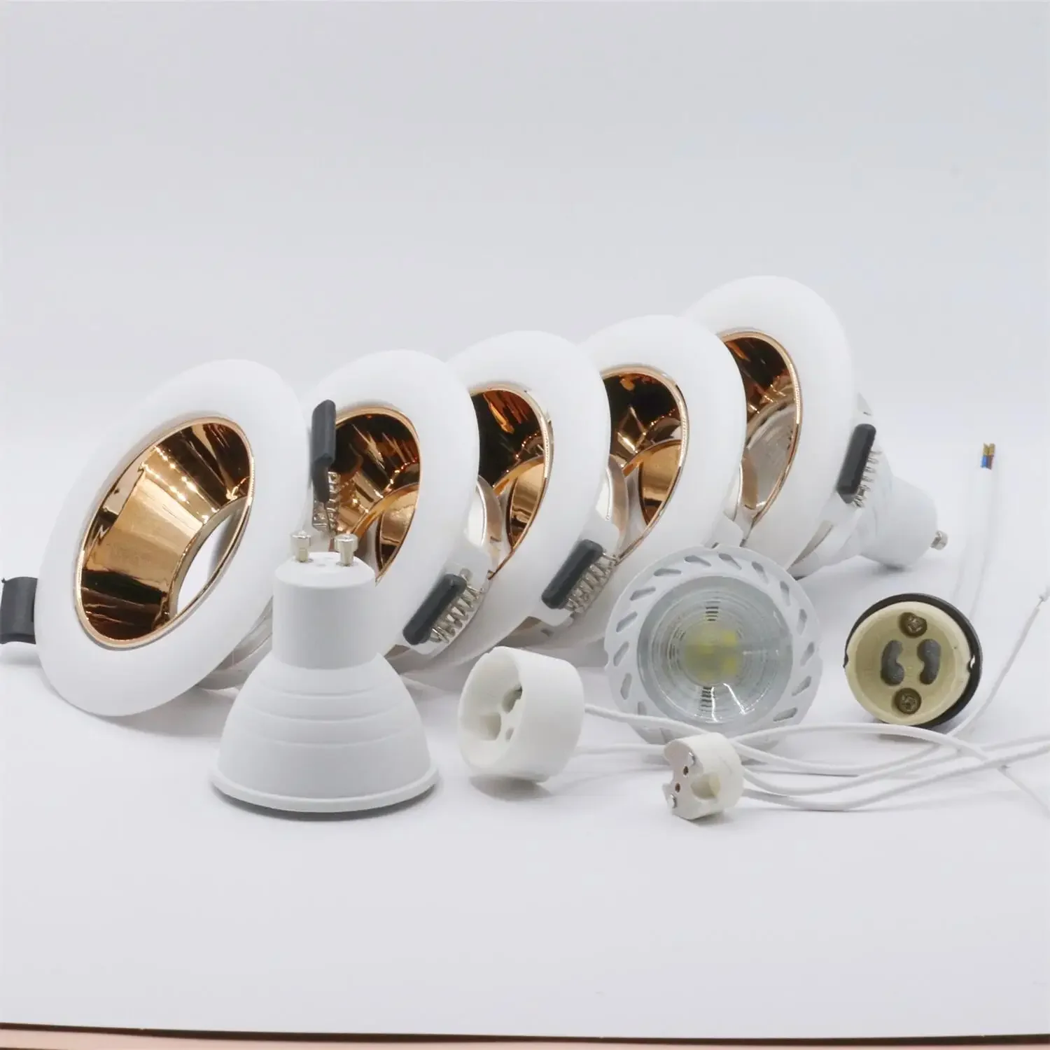 Led Halogen Square Trumpet Recessed Mr16 Gu10 Spotlight Ceiling Light ...