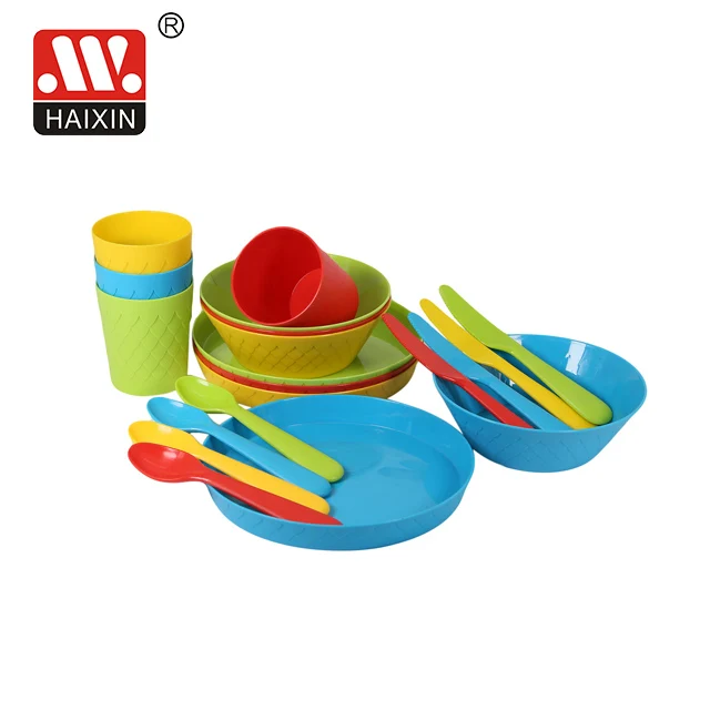 24pcs Kids Cutlery Dinnerware Set - Eco Friendly & Safe