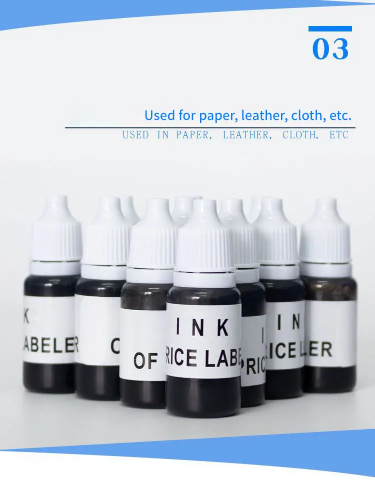 10 ml Coding Machine Ink Wheel Price Label Gun Ink for Label Gun ...