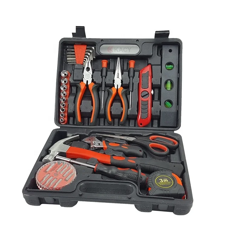 Kacy 39pcs General Repair Hand Tool Set With Tool Box Storage Case ...