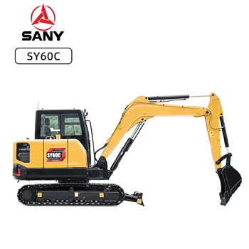 Sany Sy60c Used Excavator 6ton Second Hand Crawler Digger - Buy Sany ...