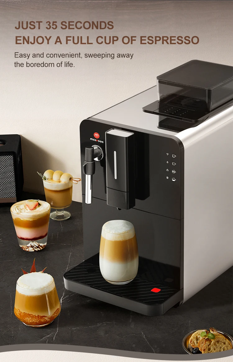 19bar Family Superautomatic Espresso Machine Cappuccino Latte Home Full ...