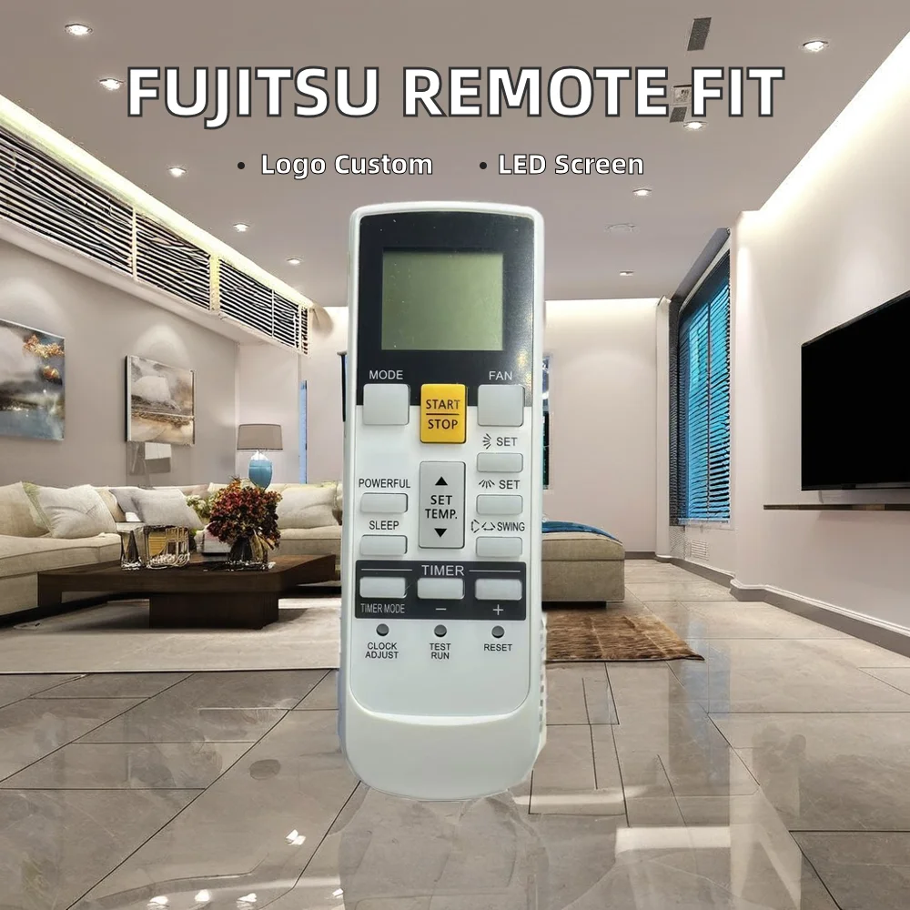 Fujitsu Custom Soft LED Infrared Plastic Silicon Rolling Code Remote ...