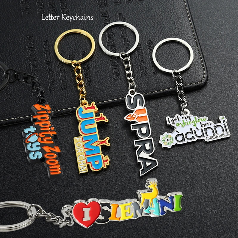 Alibaba.com: Custom 3D Letter Logo Zinc Alloy Keychains, Durable Metal ...
