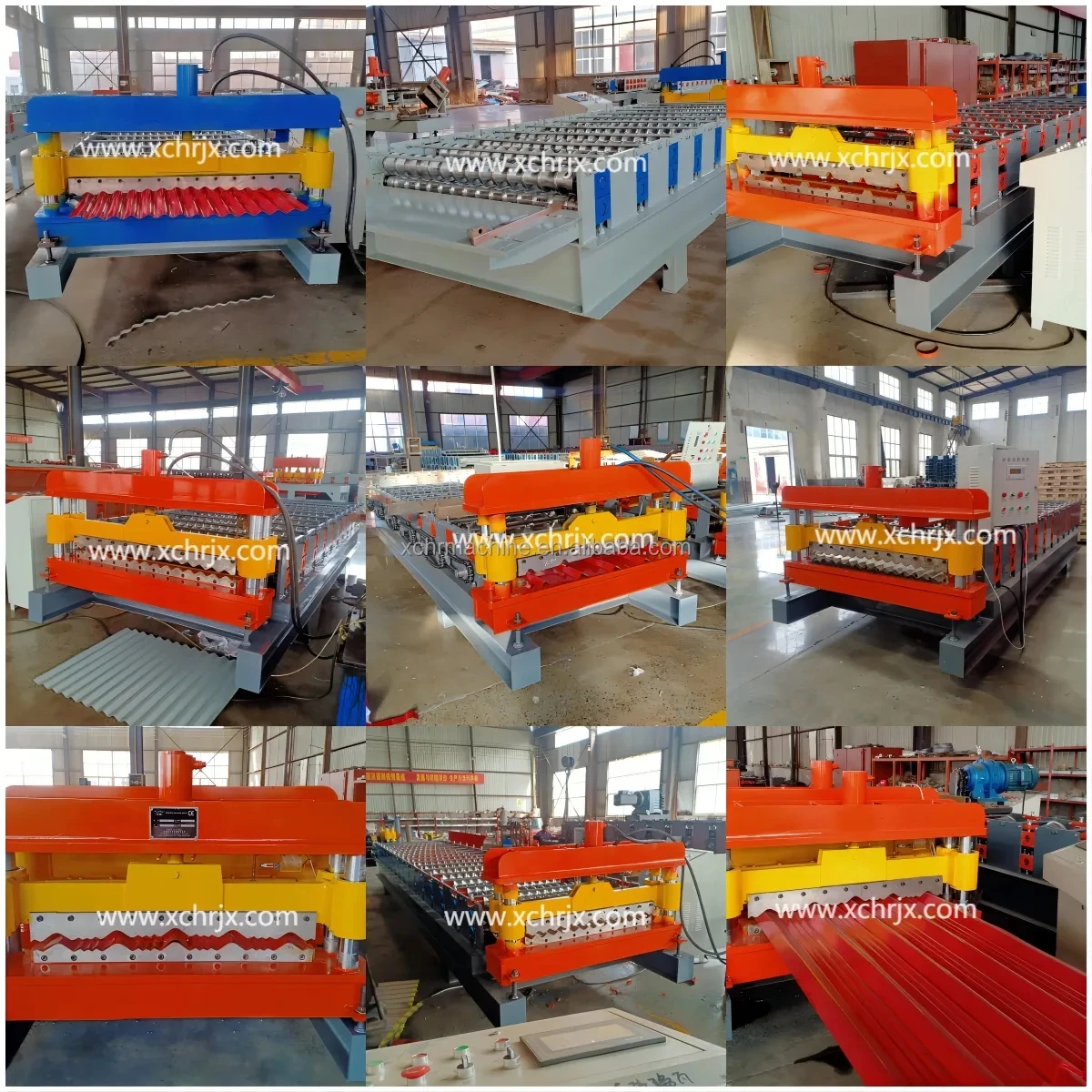 Metal Roofing Sheet Corrugating Iron Sheet Roll Forming Machine