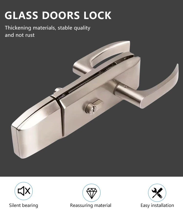 Chaolang Glass Mounted Latch Locks And Thumbturn Office Glass Door ...