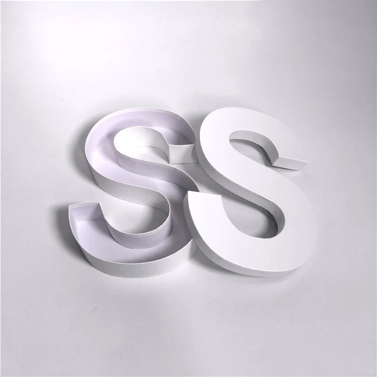 A-z Shape Letter Packaging Boxes Empty Alphabet Number Shaped Paper ...