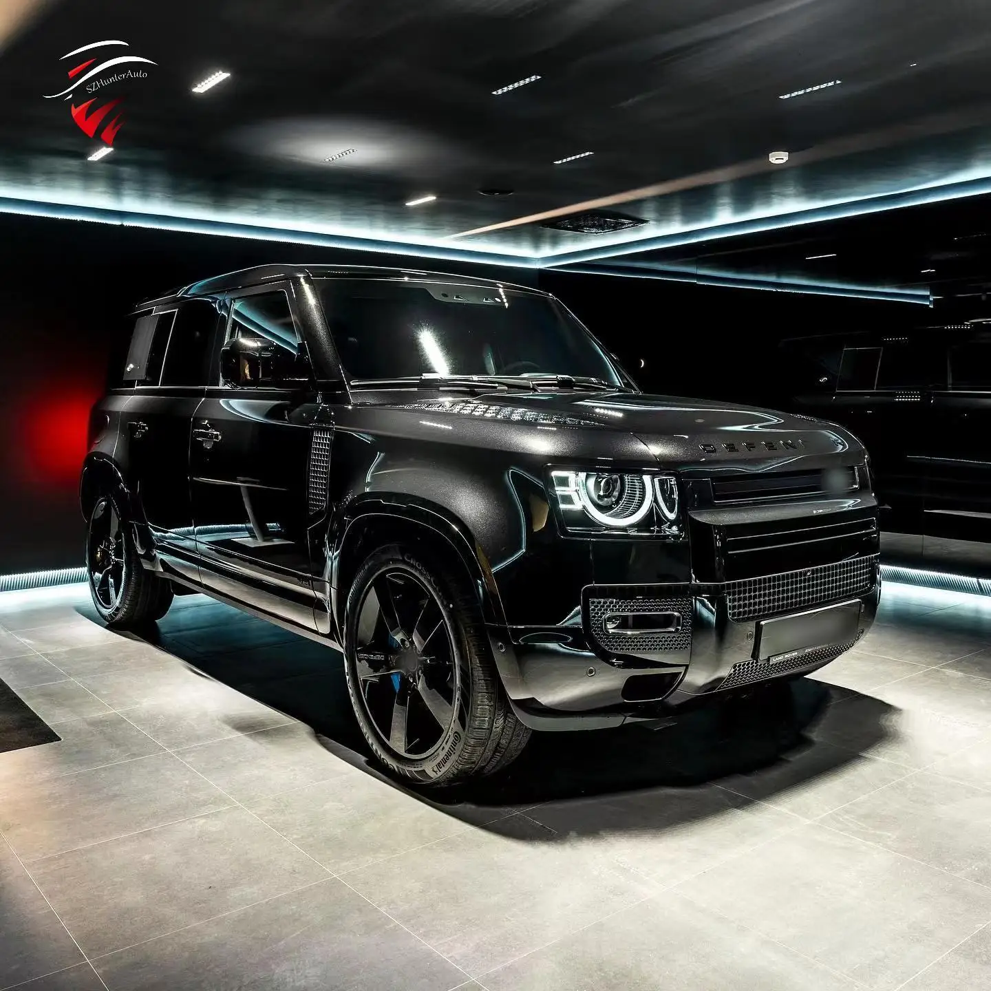 007 Bond Edition Black Full Body Kit for Land Rover Defender