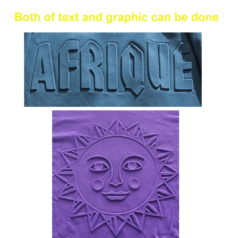Shop Our Customizable 3D Embossed T-Shirts for Men & Women