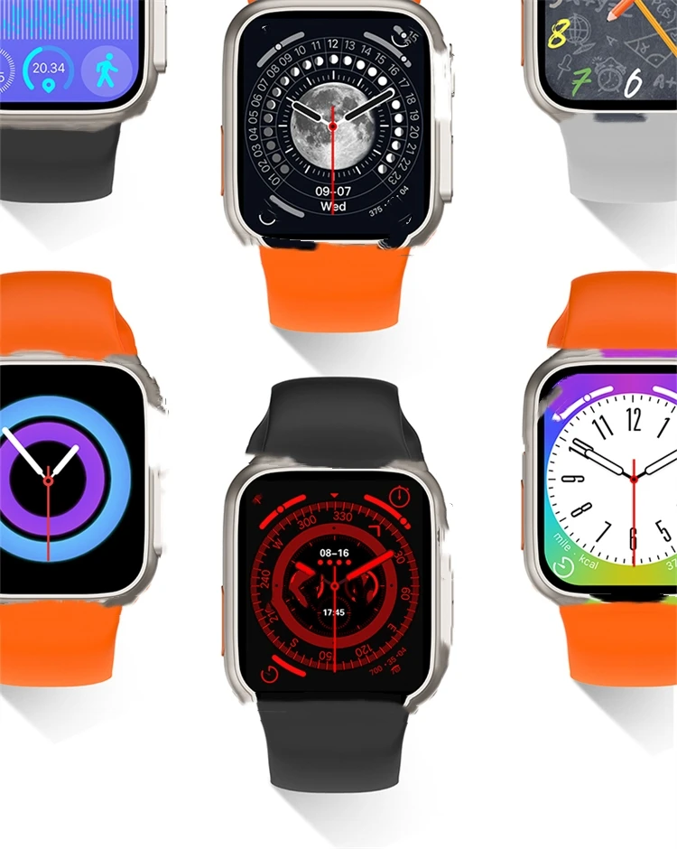 Latest Series 8 Smartwatch Ip68 Waterproof T900 Ultra Hiwatch Plus Pk ...