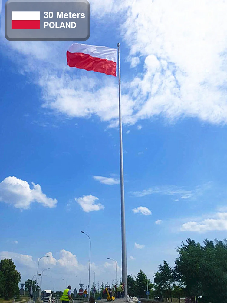 China Stainless Steel Flag Pole Motorized Flagpole Supplier Automatic ...