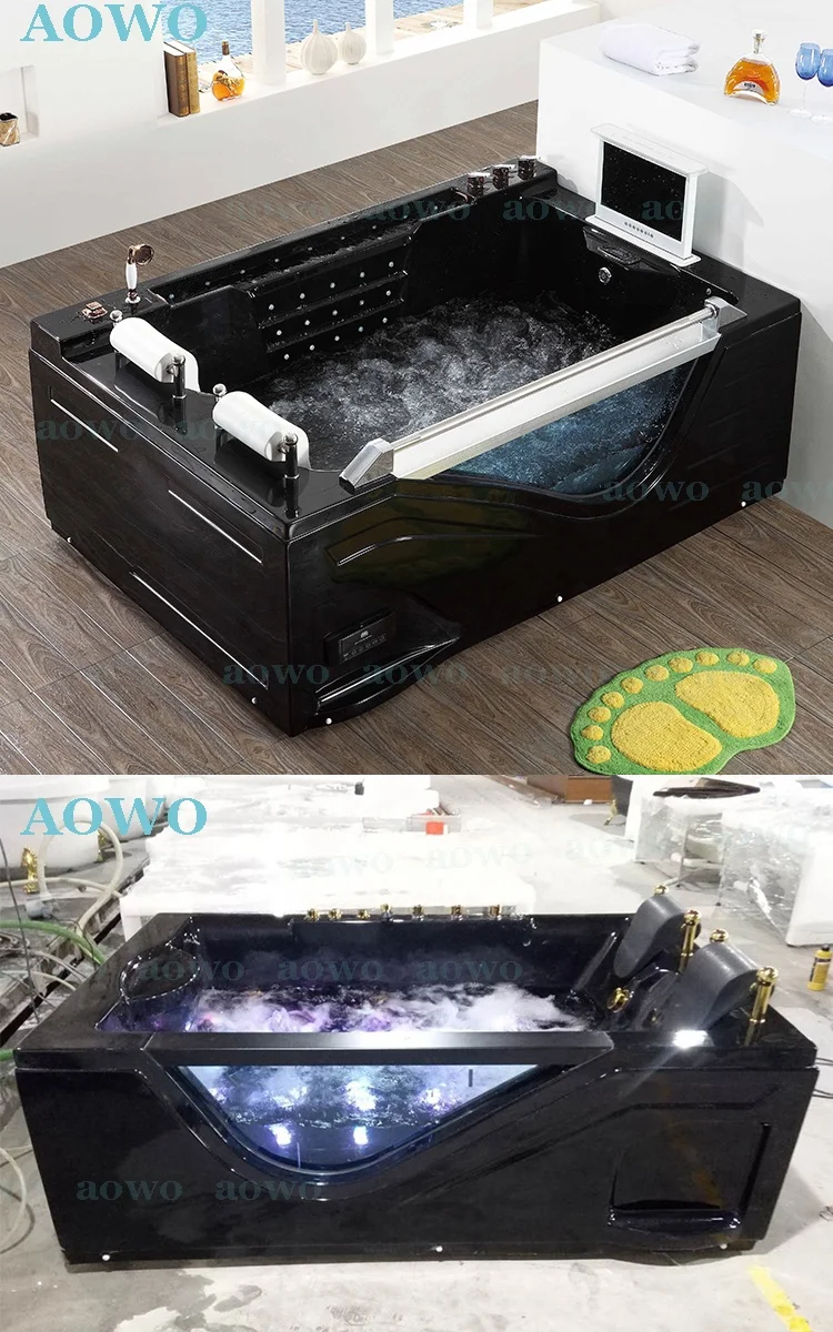 Whirlpool Bathtub Hirossy Jacuzzis Acrylic Bathtub Orange Color Siil ...