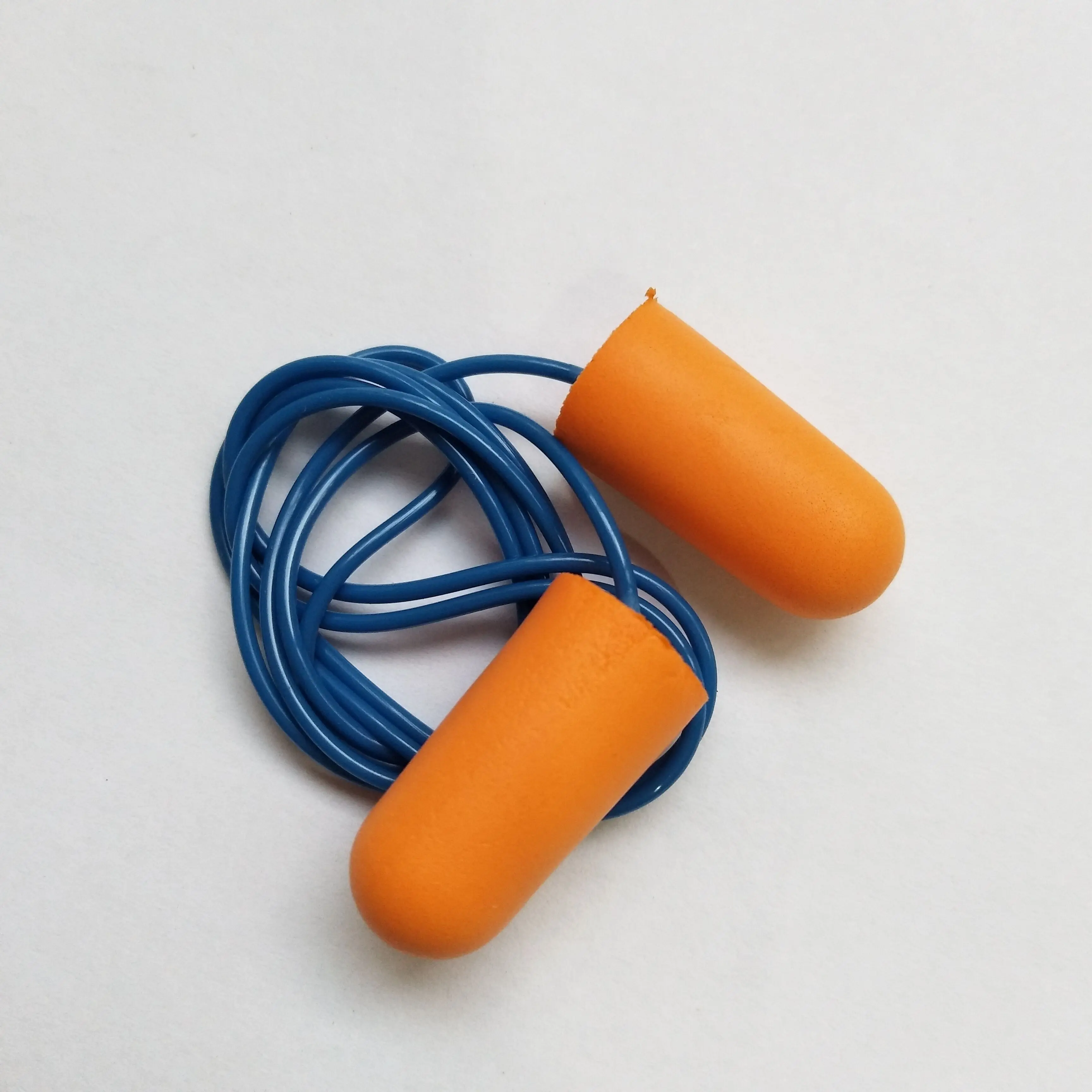 Cheap Bullet Shaped Safety Earplugs Yellow Soft PU Foam Ear Plugs With ...